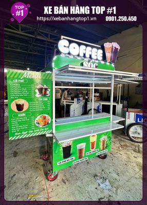 Xe cafe 1M2x60x1M95 - XE BÁN HÀNG TOP #1